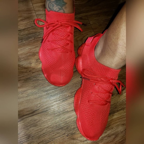 Shoes | Comfortable Red Sock Sneaker | Poshmark
